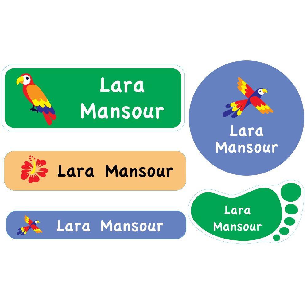 Order Essmak - School Name Labels Parrot Now! | Jomla.ae