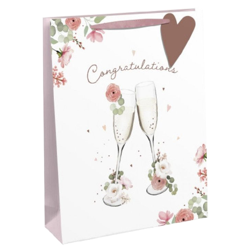 Order Eurowrap - Congratulations Glasses Bag - Large Now! | Jomla.ae