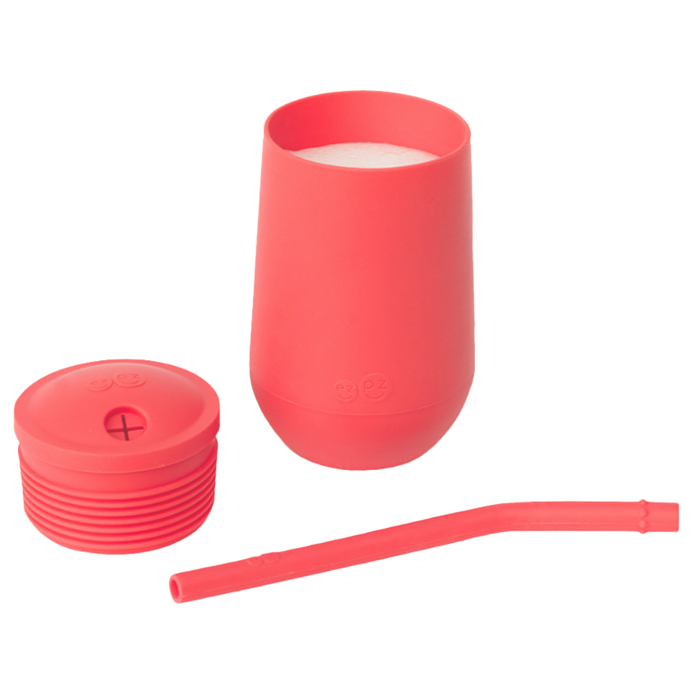 Order Ezpz - Happy Cup & Straw System - Coral Now! | Jomla.ae