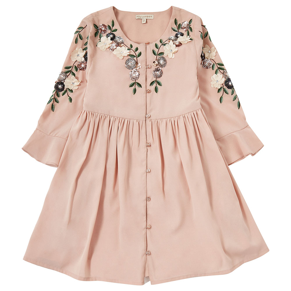 Order FG4 Kids - Avery Holly Dress - Pink Now! | Jomla.ae