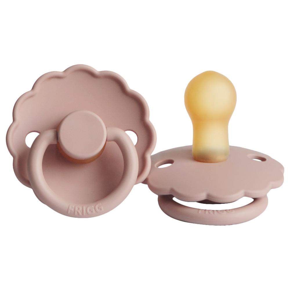 FRIGG - Daisy Latex Pacifier 0-6M S1 - Blush | Jomla.ae