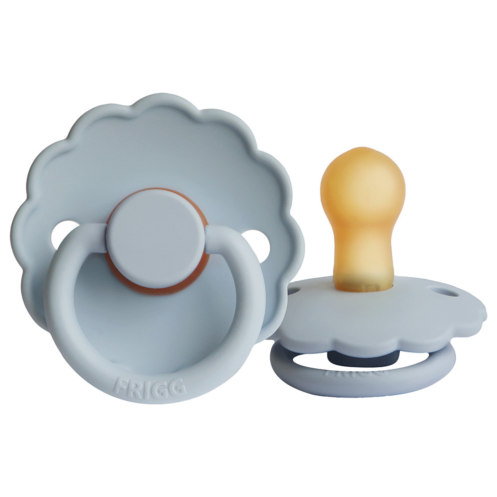 Order FRIGG - Daisy Latex Pacifier 0-6M S1 - Powder Blue Now! | Jomla.ae