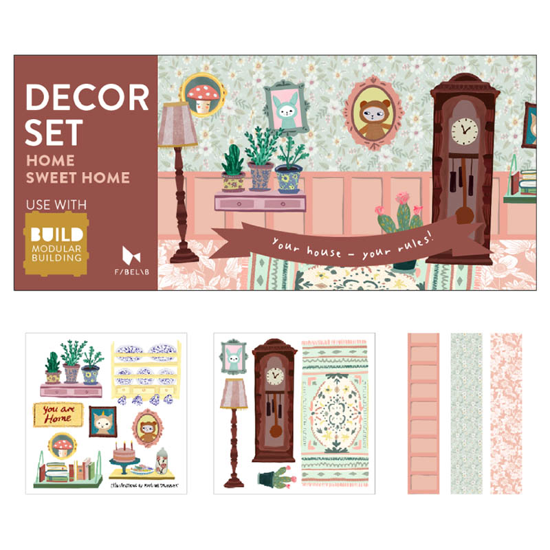 Order Fabelab - Decor Set Home Sweet Home Now! | Jomla.ae