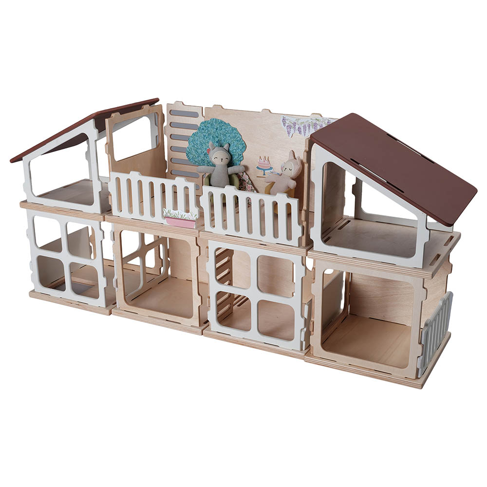 Order Fabelab - Villa Complete Building Set - FSC Wood Toy Now! | Jomla.ae