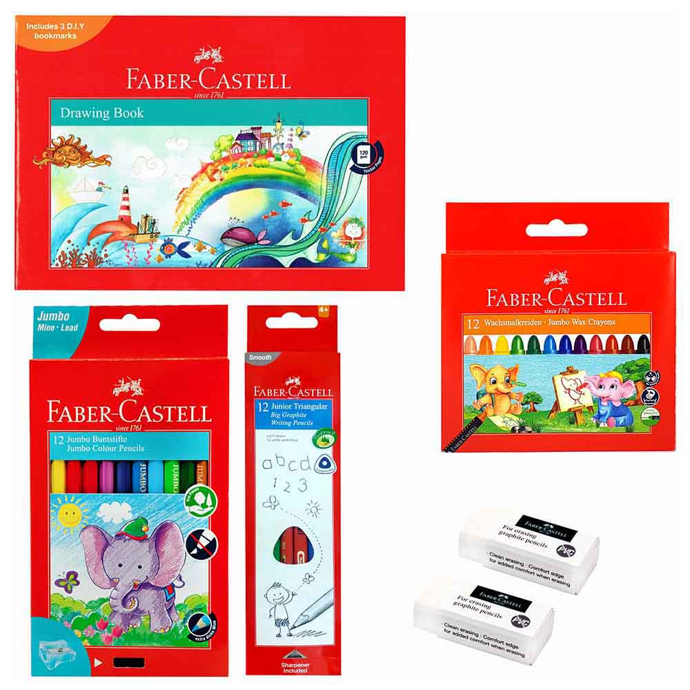 Order Faber-Castell - Jumbo Colouring Set Now! | Jomla.ae