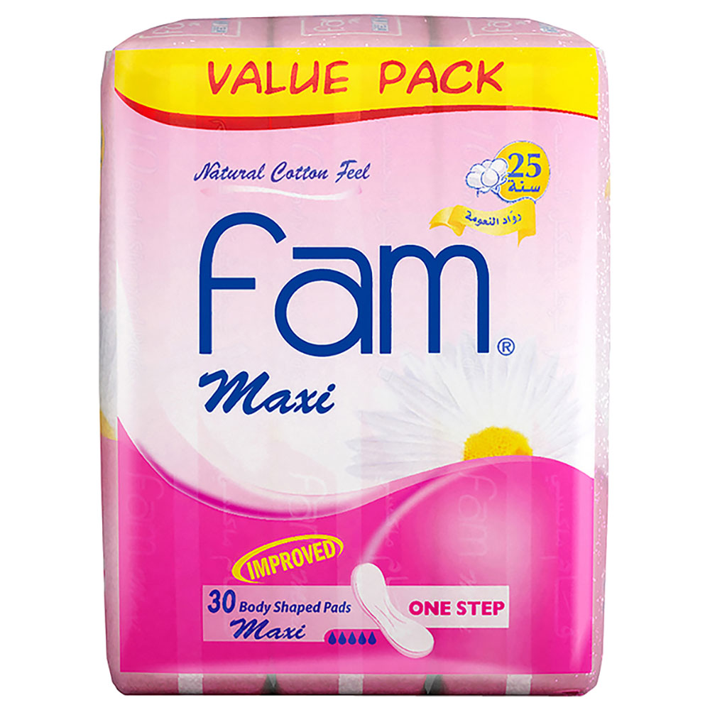 Order Fam - Sanitary Pad Without Wings Super - 30 Pads Now! | Jomla.ae