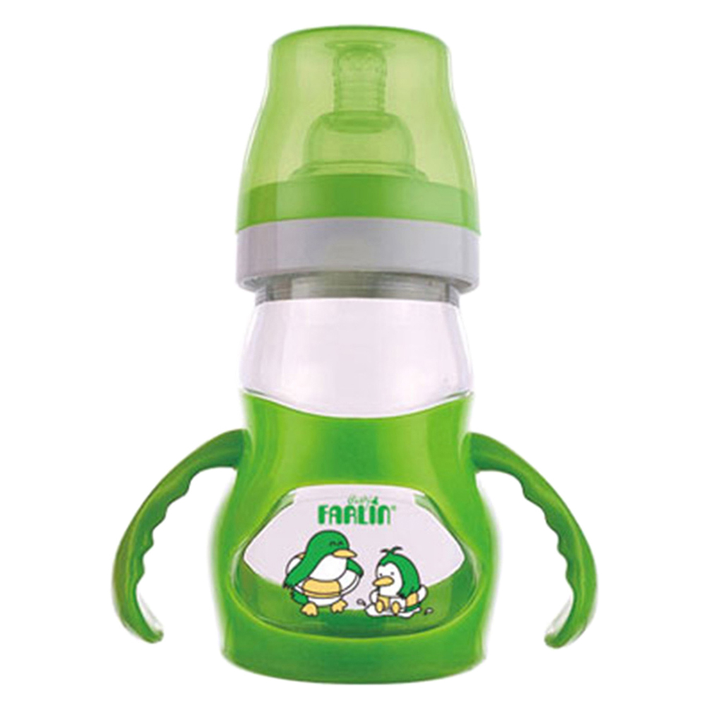 Order Farlin - Angle Feeder with Handle 180ml - Green Now! | Jomla.ae