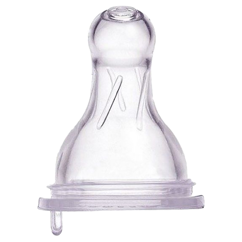 Order Farlin - Anti-Colic Silicon Nipple Wide Neck - S - Clear Now! | Jomla.ae