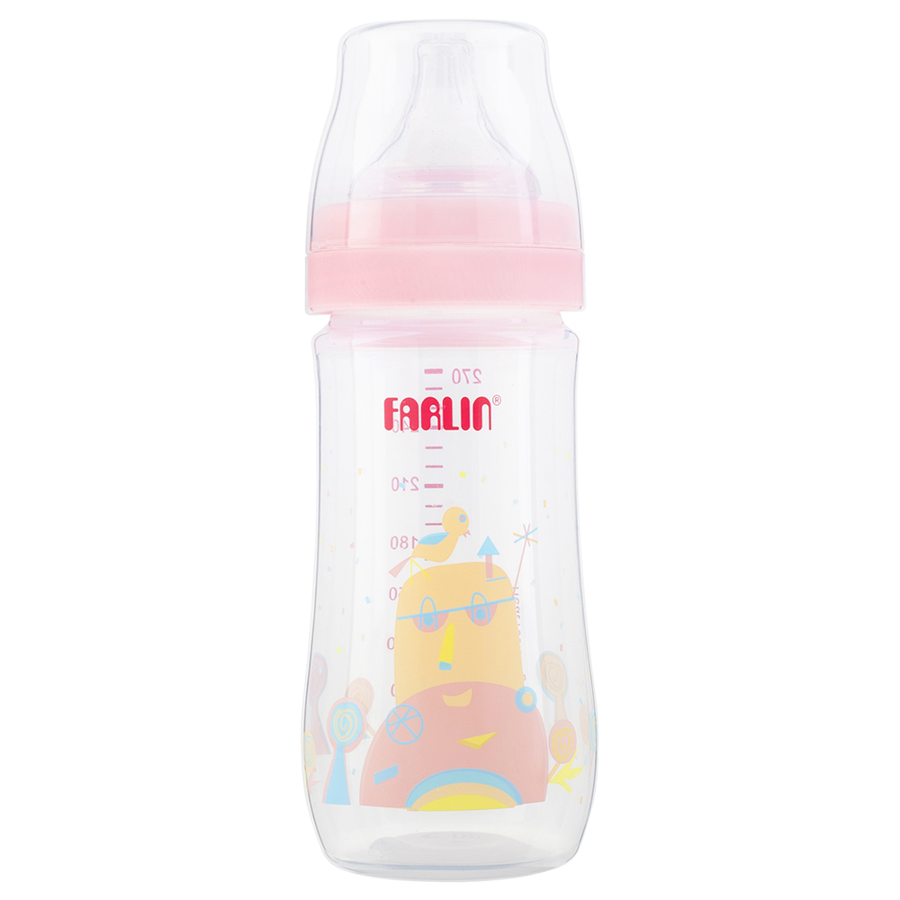Farlin - Pp Feeding Bottle 270cc - Pink | Jomla.ae