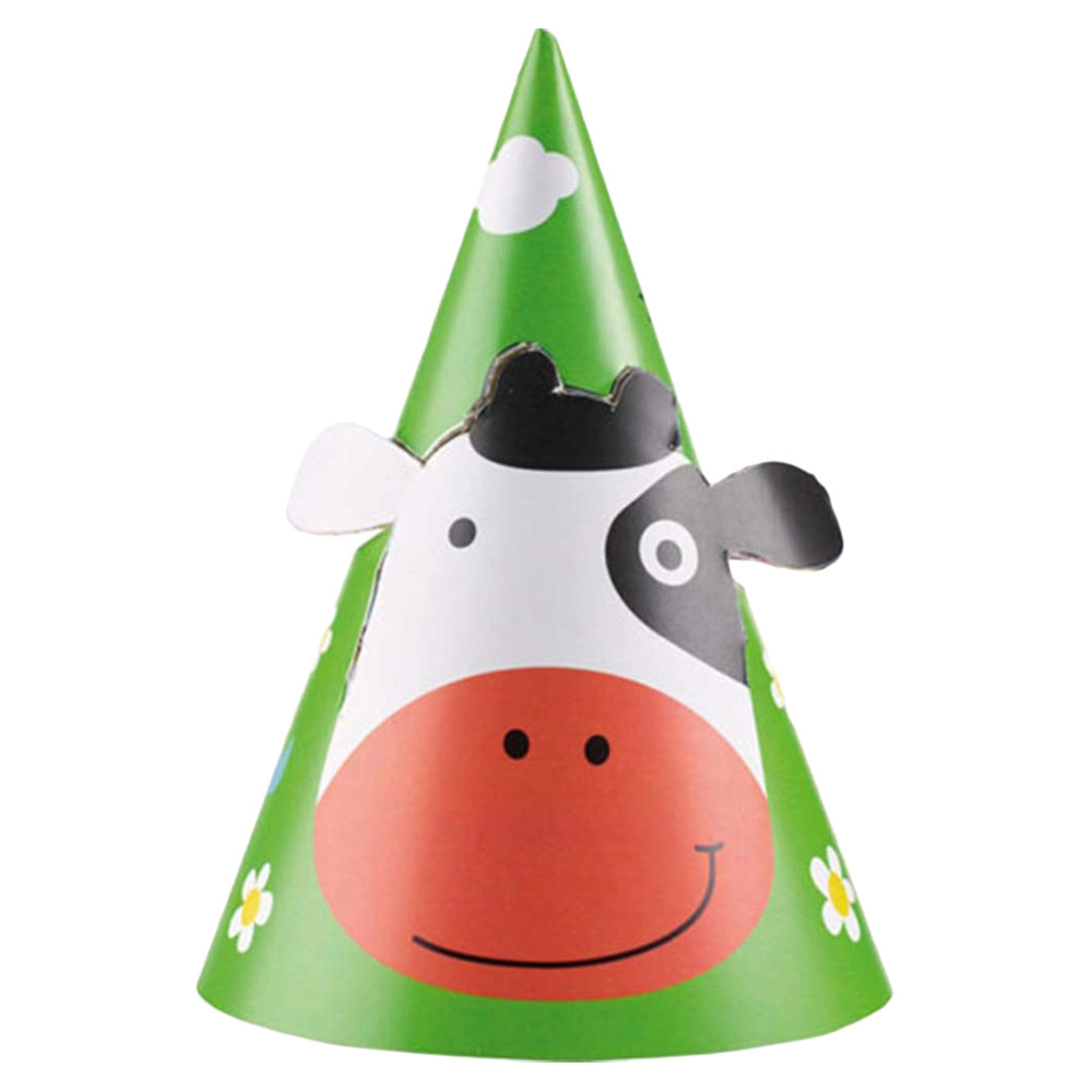 Order Farm Fun Party Hats (8pcs) Now! | Jomla.ae