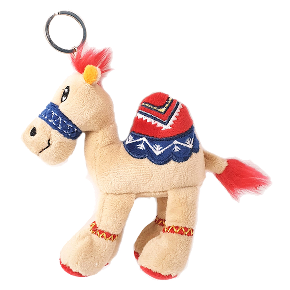 Fay Lawson - Camel Plush Toy With Keychain 12cm - Beige | Jomla.ae