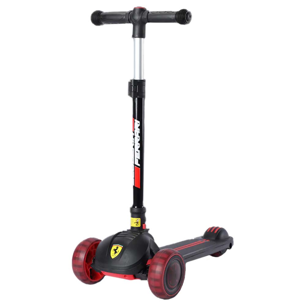 Ferrari - Big Size Foldable Twist Scooter - Black | Jomla.ae