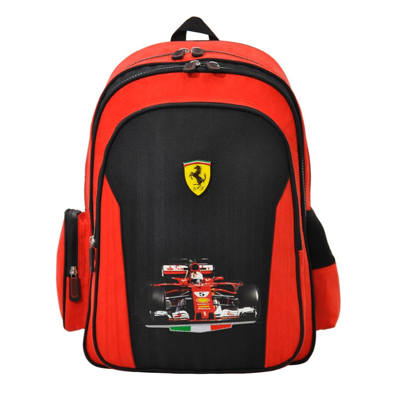 Order Ferrari Merchandise - Twin Turbo 18" Backpack - Black Now! | Jomla.ae