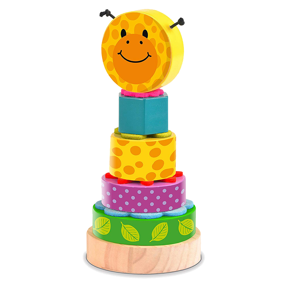 Order Fiesta Crafts - Giraffe Stacking Rings 10pcs Now! | Jomla.ae