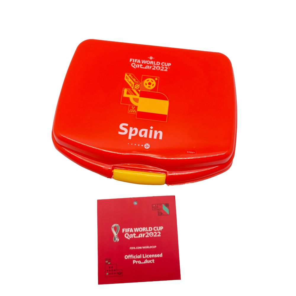 Fifa - 2022 Country Plastic Lunch Box 500ml - Spain | Jomla.ae