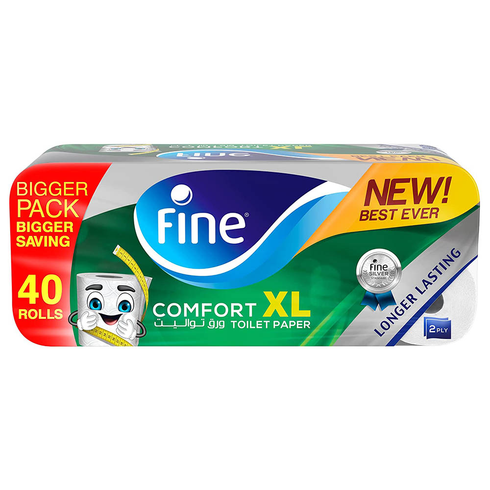 Order Fine Tissue - Toilet Paper Tissue Roll 250 Sheets x 2 Ply 40 ...