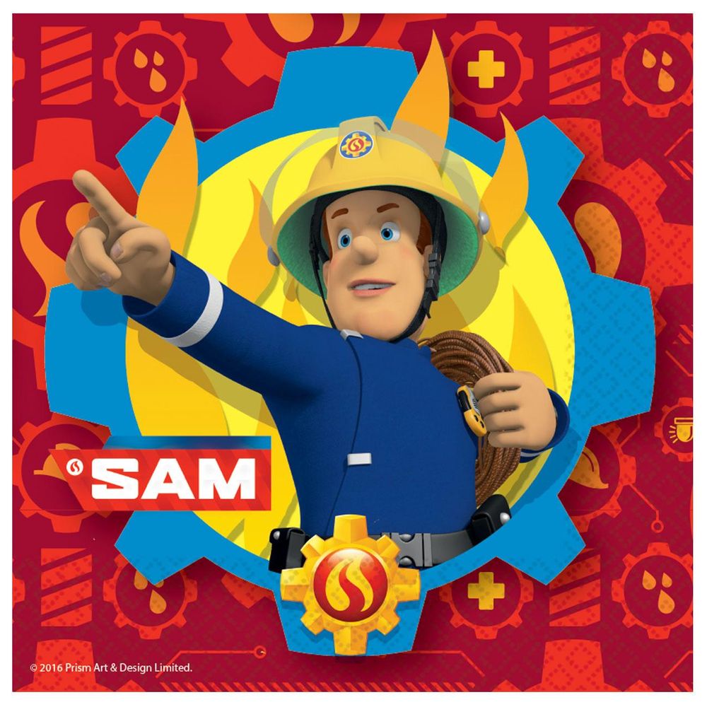 Order Fireman Sam Lunch Tissues 20pcs Now! | Jomla.ae