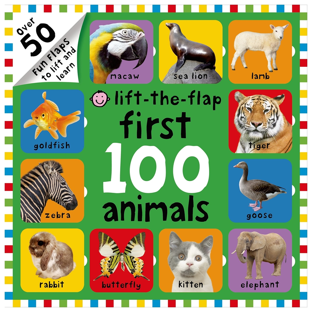 Order First 100 Animals Lift-The-Flap - Book Now! | Jomla.ae