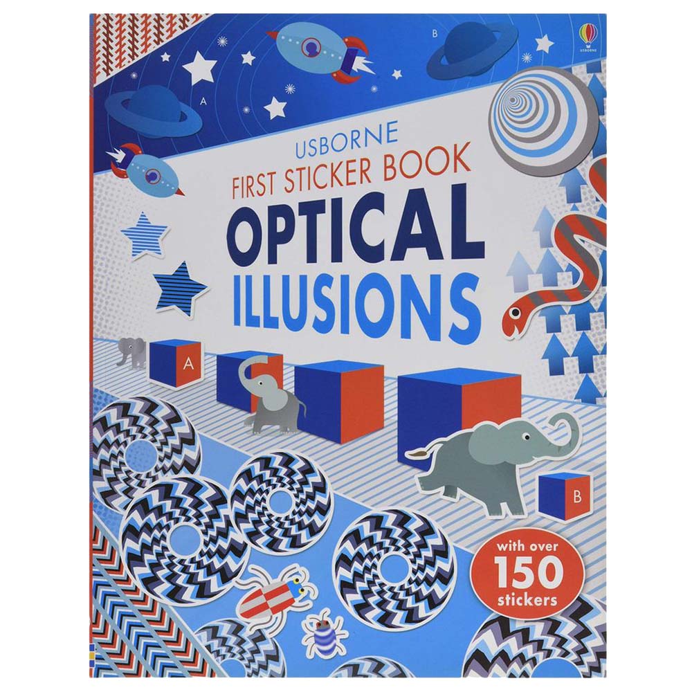 Order First Sticker Book Optical Illusions Now! | Jomla.ae