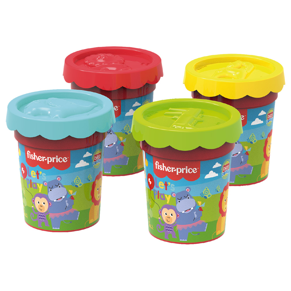 Fisher Price - 4 Tub Dough Pack 110g | Jomla.ae