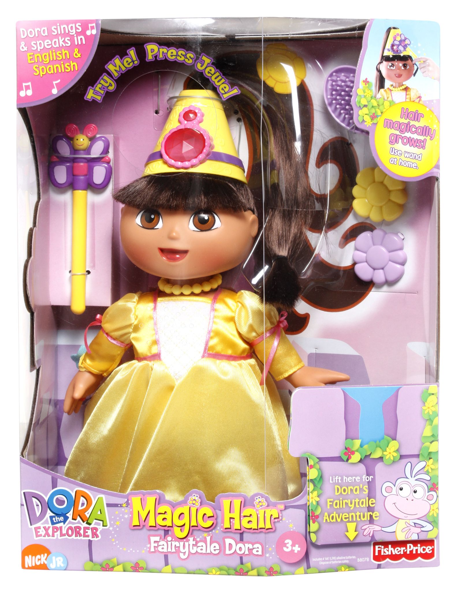 Order Fisher-Price - Dora Magic Hair Fairytale (Arabic) Now! | Jomla.ae