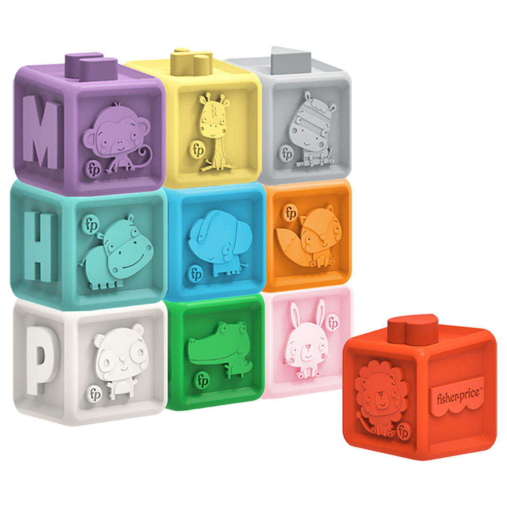 Order Fisher Price - Soft Blocks - 10pcs Now! | Jomla.ae