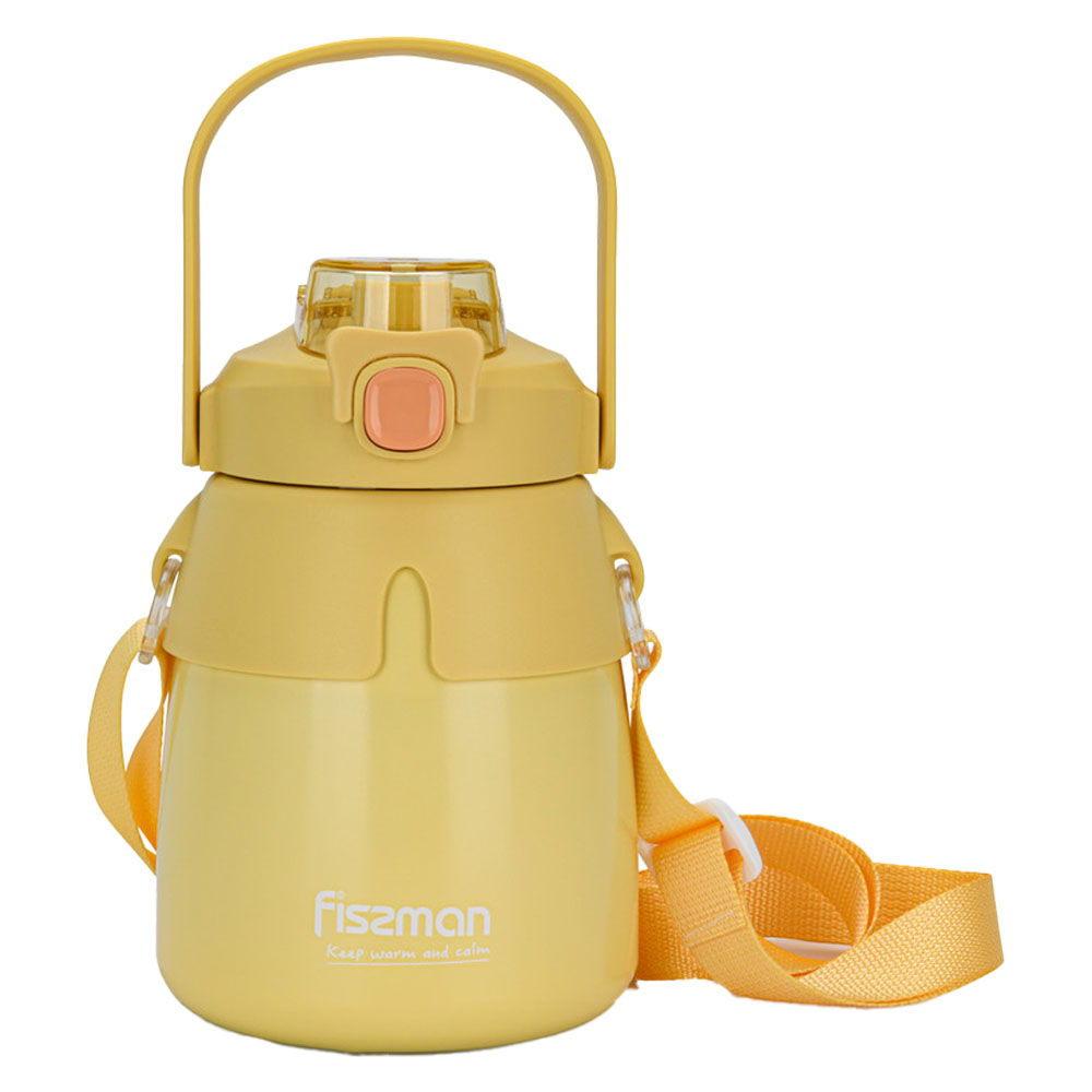 Order Fissman - Double Wall Vacuum Flask 800Ml Yellow Stainless Steel ...