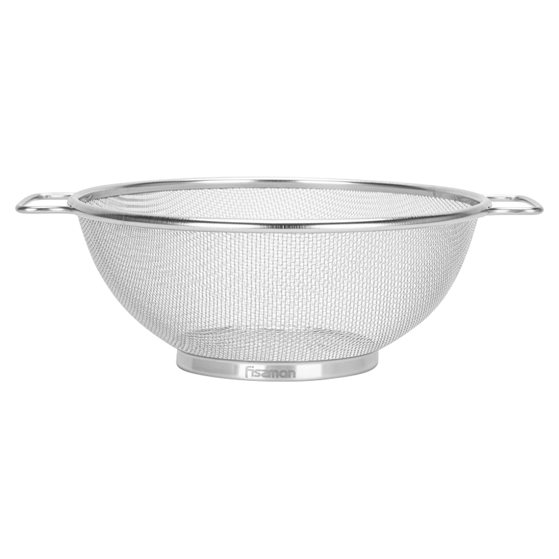 Fissman - Stainless Steel Round Strainer w/ Handle - 27x10x22cm ...