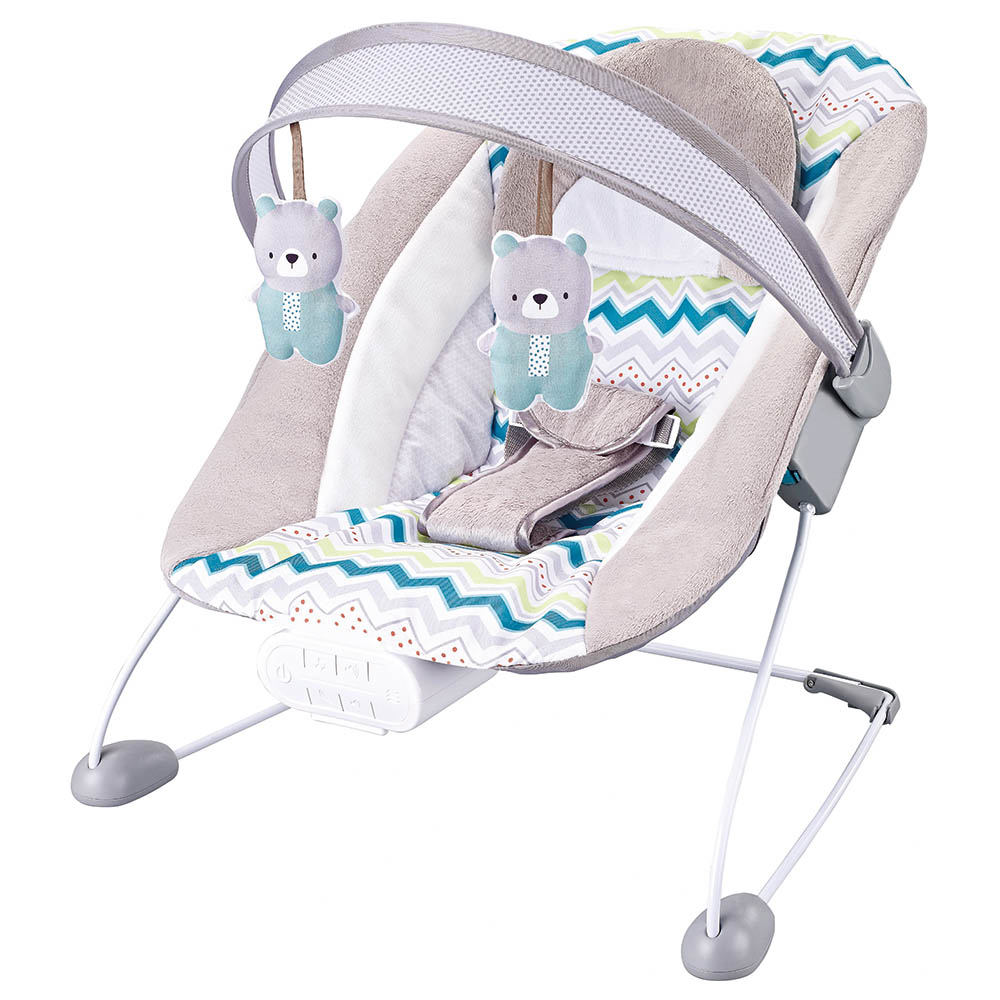 Order Fitch Baby - Chevron Rocker & Bouncing Chair - Blue Now! | Jomla.ae