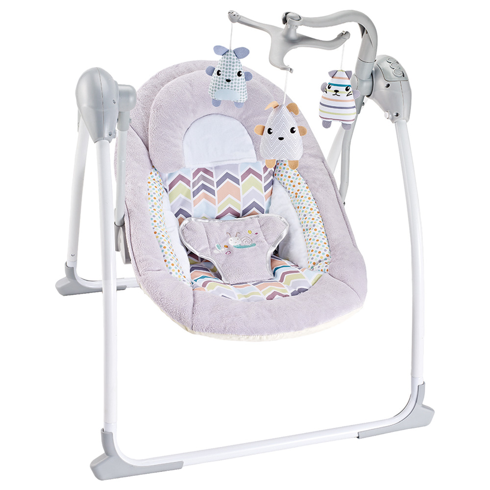 Order Fitch Baby - Electric Portable Automatic Swing - Grey Now! | Jomla.ae