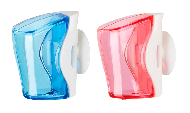 Flipper - 2 in 1 Blue & Pink Toothbrush Holder | Jomla.ae