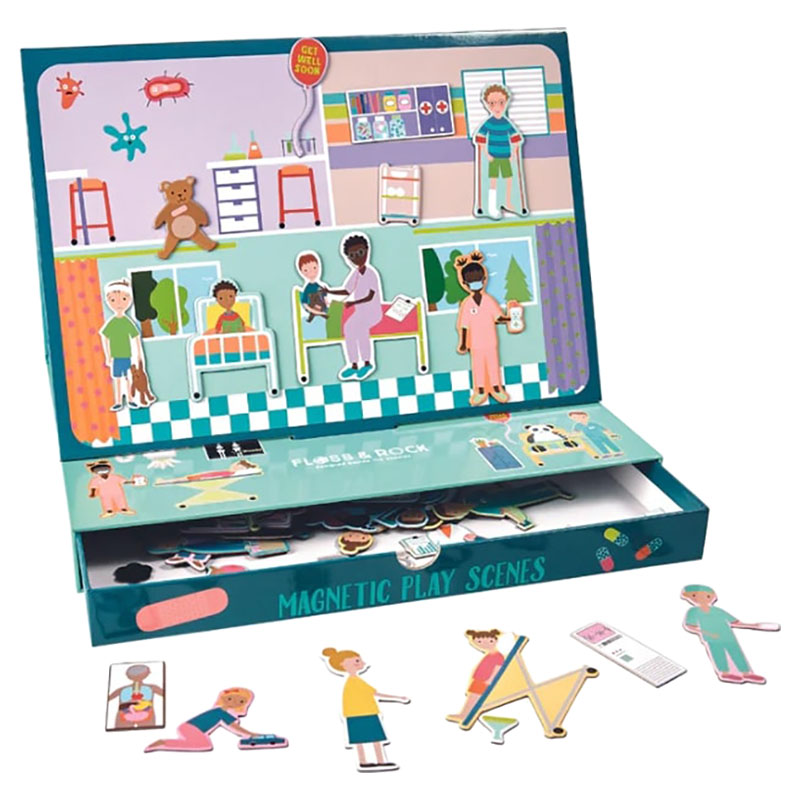 Floss & Rock - Happy Hospital Magnetic Play Scenes | Jomla.ae