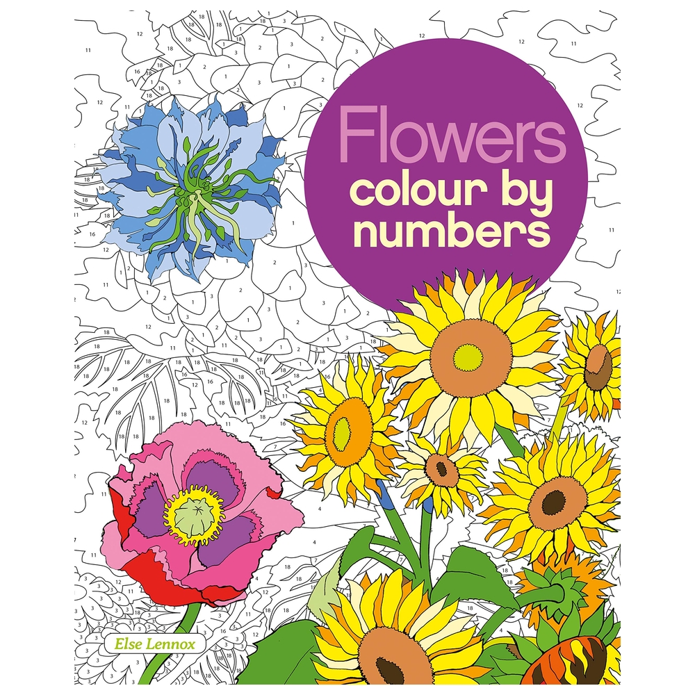 Flowers Colour By Numbers | Jomla.ae