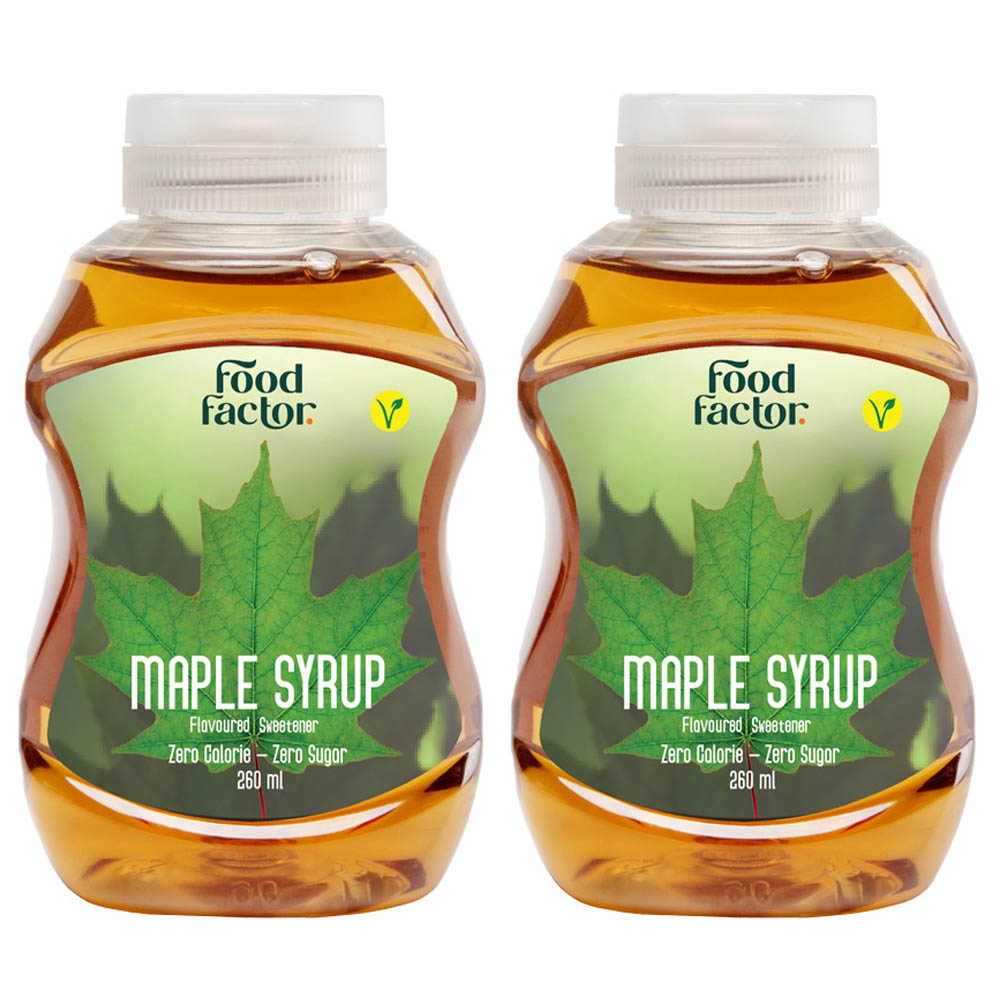 Order Food Factor - Zero Sugar & Calorie Maple Syrup 260ml - Pack of 2 ...