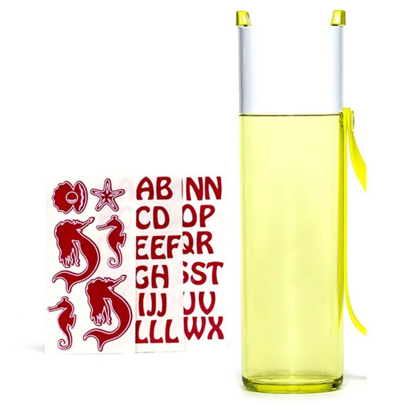 Forget Me Not Just Water Drink Bottle 500ml - Lime Mermaid | Jomla.ae