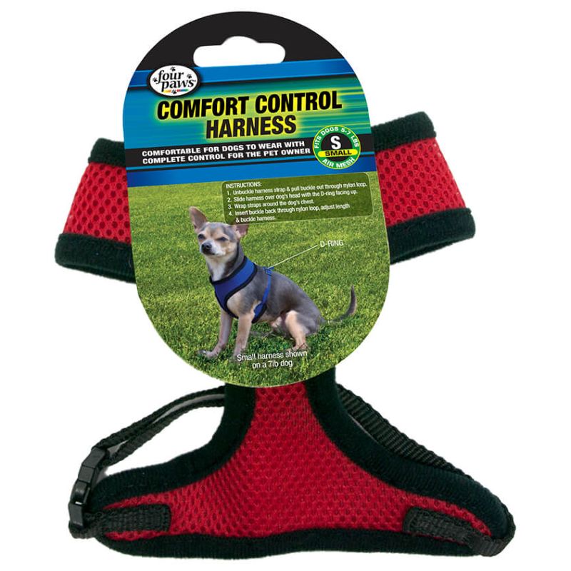 Order Four Paws - Comfort Control Harness Small Red 12/cs Now! | Jomla.ae