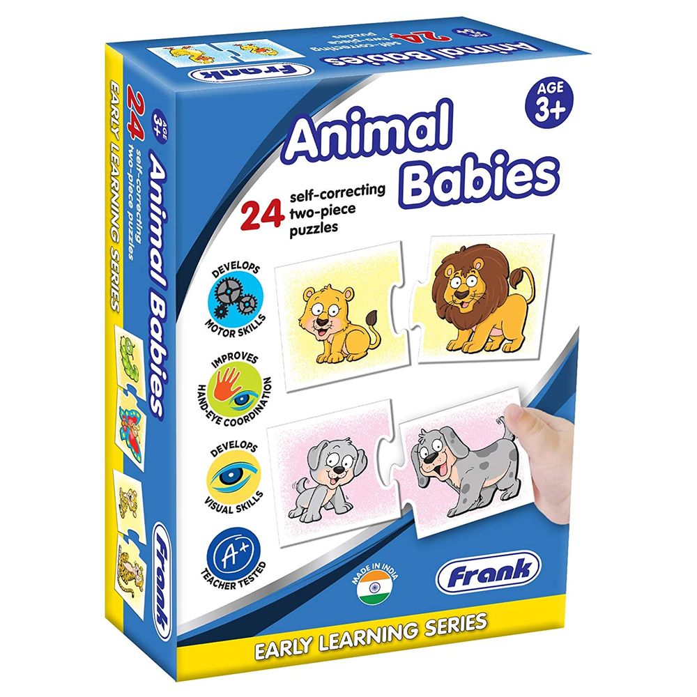 Order Frank - Animal Babies Puzzle - 48pcs Now! | Jomla.ae