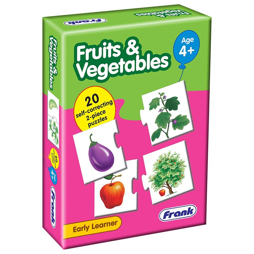Frank - Fruits & Vegetables Puzzle - 40pcs | Jomla.ae