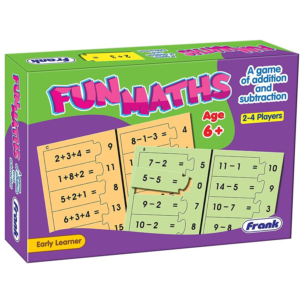 اطلب لعبة تعلم الرياضيات الجمع والطرح 80 قطعة فرانك Frank Fun With ...