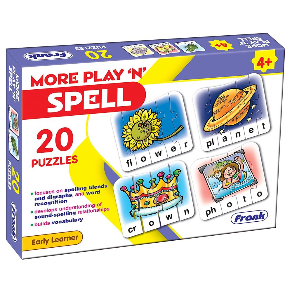 Order Frank - More Play 'N' Spell Puzzles - 20pcs Now! | Jomla.ae