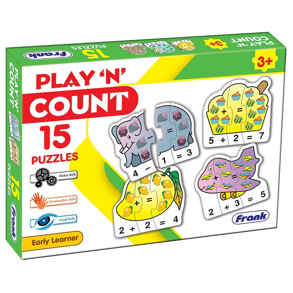Order Frank - Play 'N' Count 15 Puzzles Now! | Jomla.ae