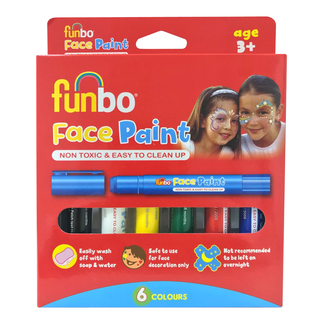 Order Funbo - Face Paint 6pcs Now! | Jomla.ae