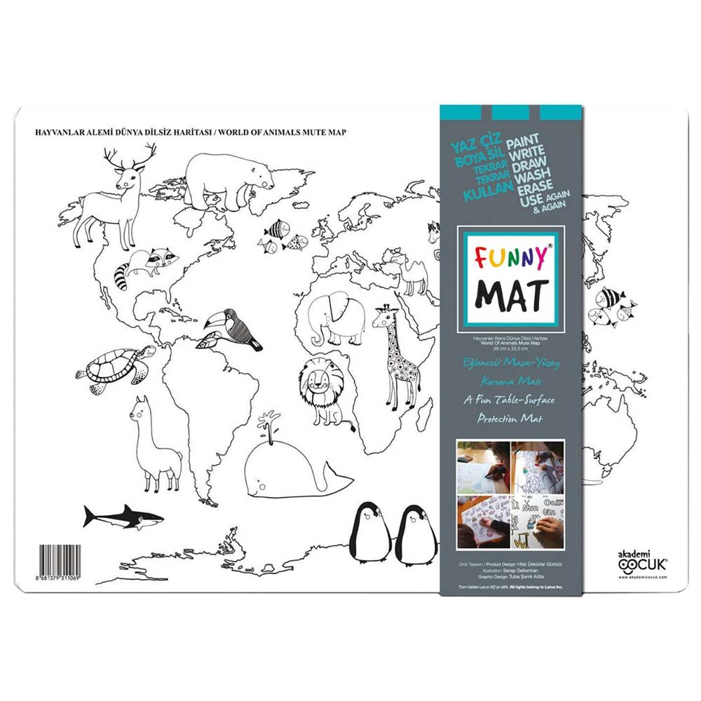 Funny Mat - World Of Animals Mute Map | Jomla.ae