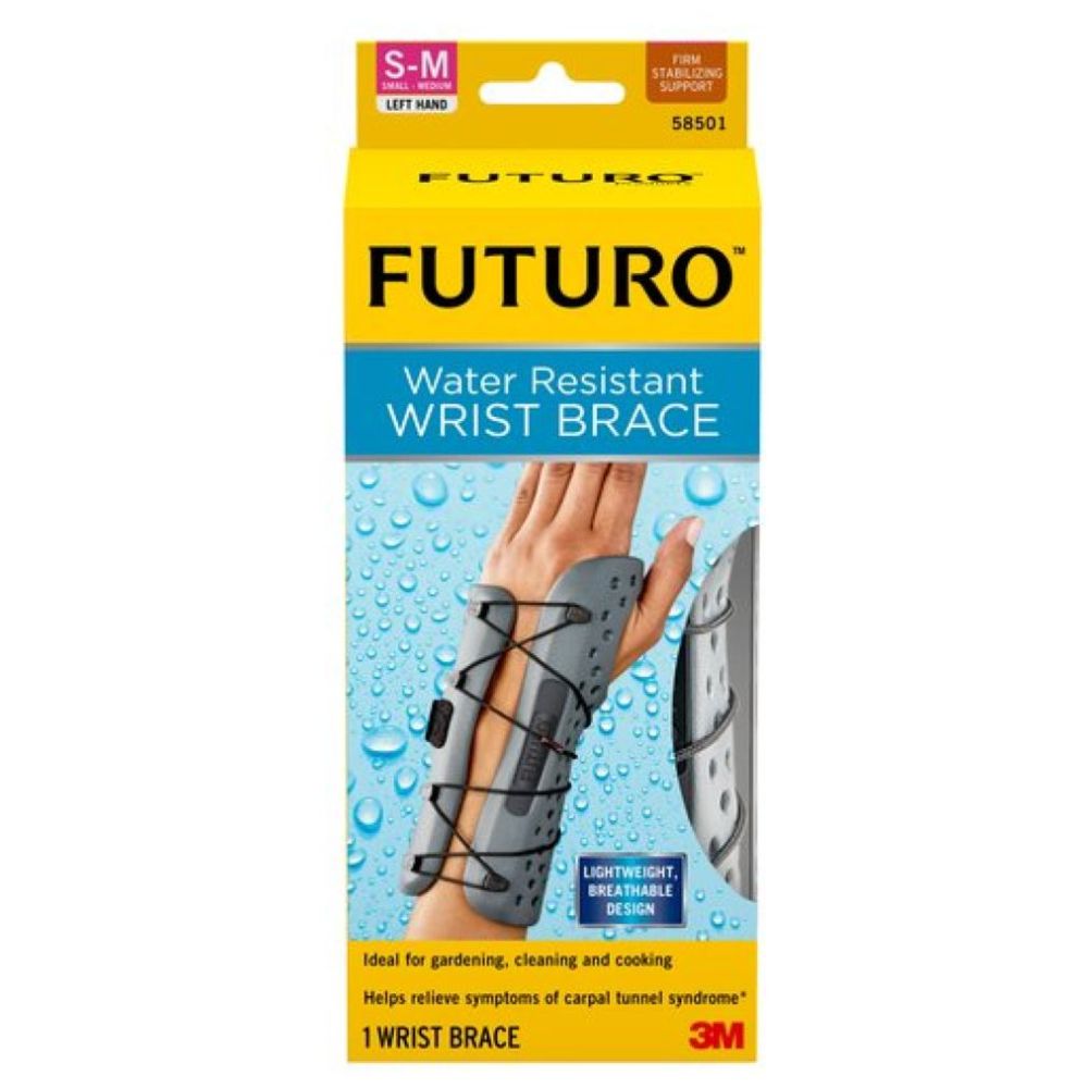 Order Futuro Water Resistant Wrist Brace Left Hand S-M Now! | Jomla.ae