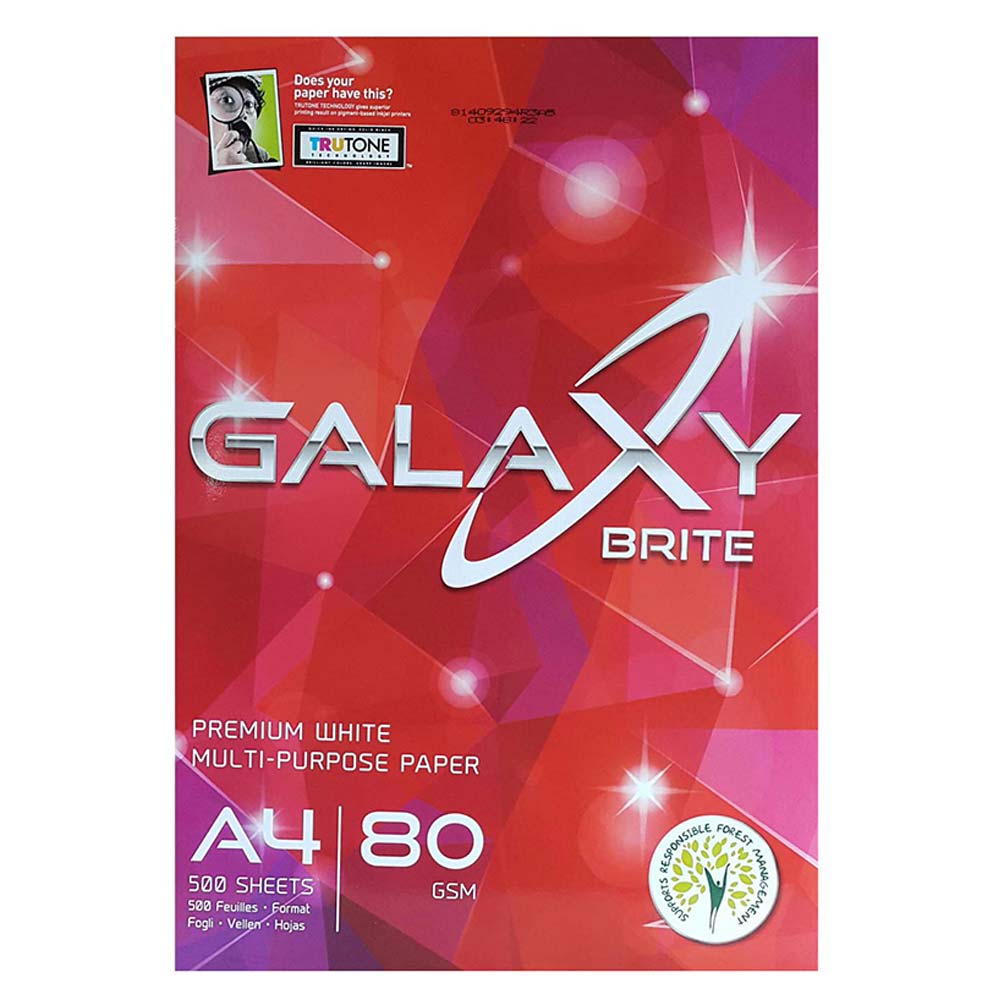 Order Galaxy - Copy Paper A4 80Gsm - 500 Sheets Now! | Jomla.ae