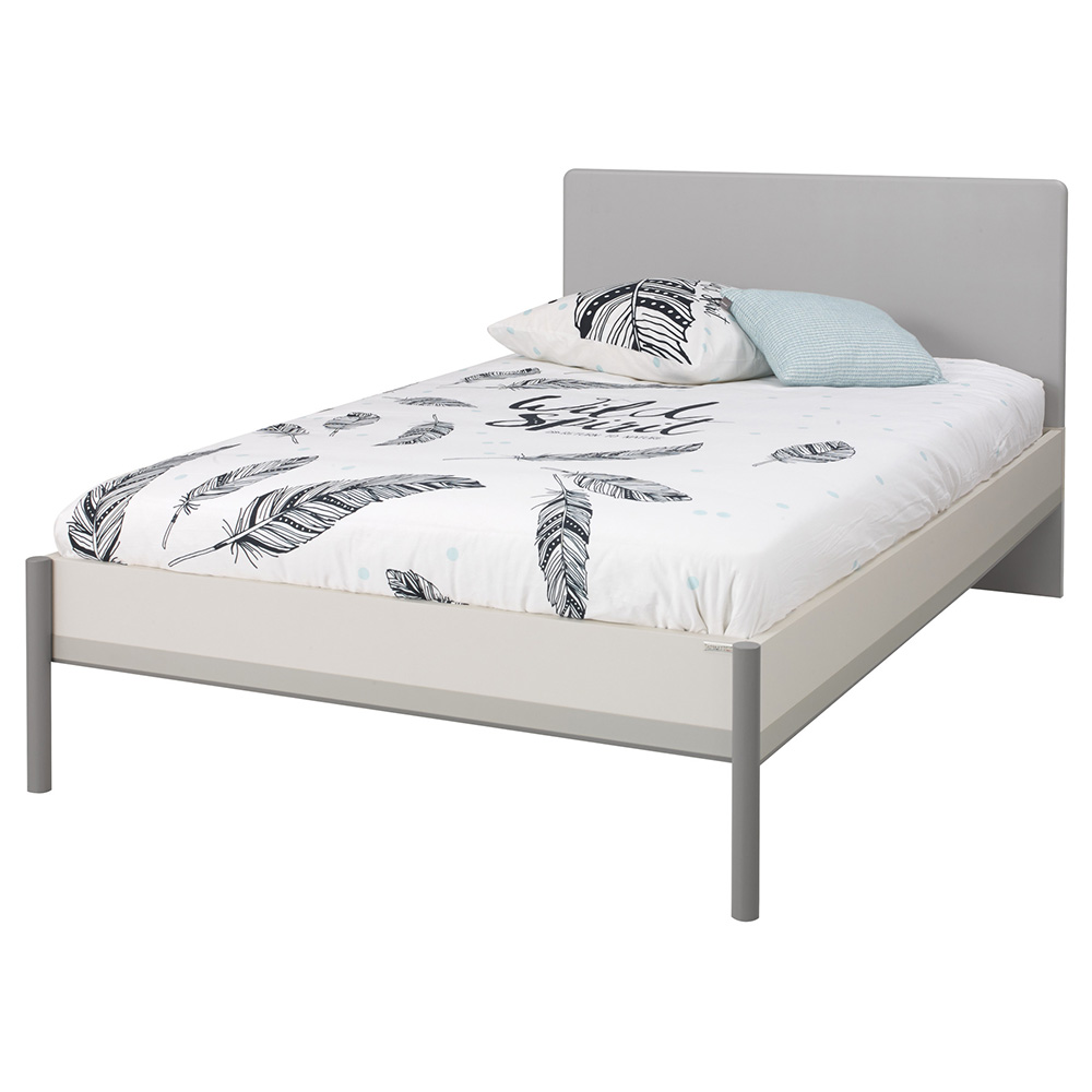 Gautier - Nuance Bed 90x190 - Grey/White | Jomla.ae