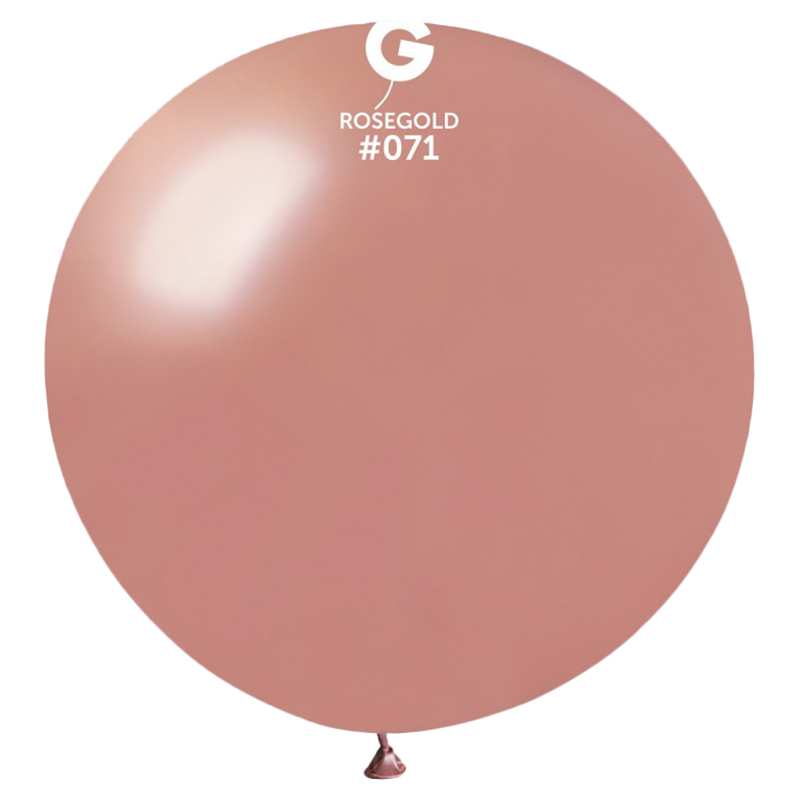Gemar - Rose Gold Metallic Balloon - 31-inch | Jomla.ae