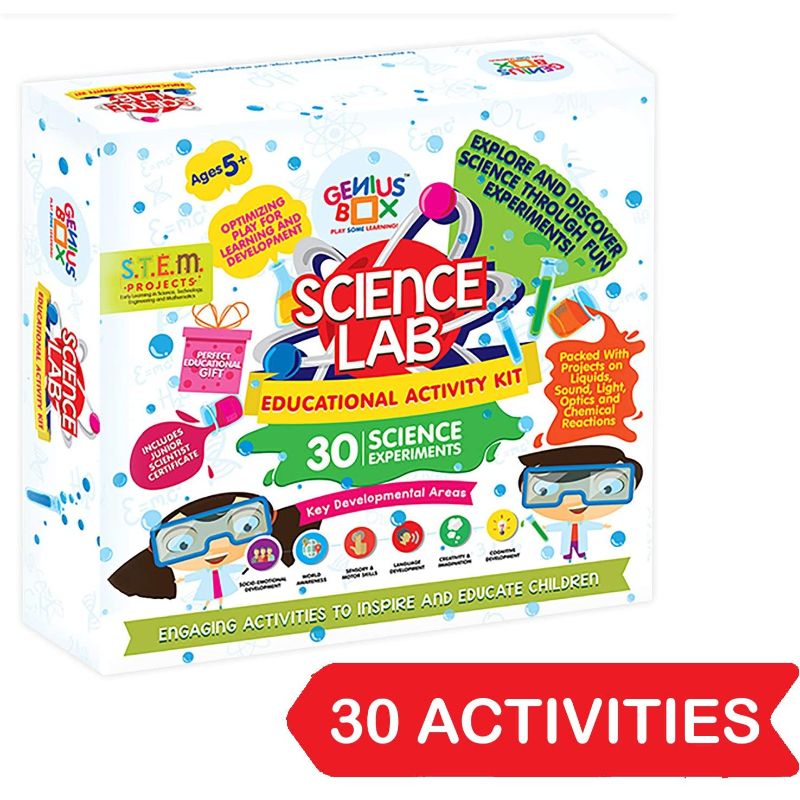Order Genius Box - 30 Science Lab Educational Activity Kit Now! | Jomla.ae