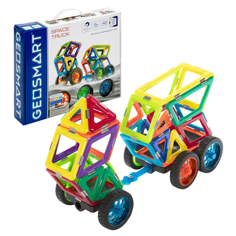 GeoSmart - Space Truck Magnet Play Set - 43pc | Jomla.ae