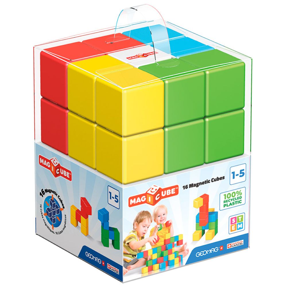 Order Geomag - MagiCube Full Color - 16 Cubes Now! | Jomla.ae